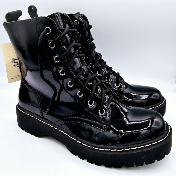 Sincerly Jules | Shoes | Sincerely Jules New Harley2 Black Patent ...